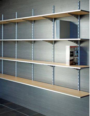 Hygenius® Adjustable Track Shelving | WorkSpace Design | NBS Source
