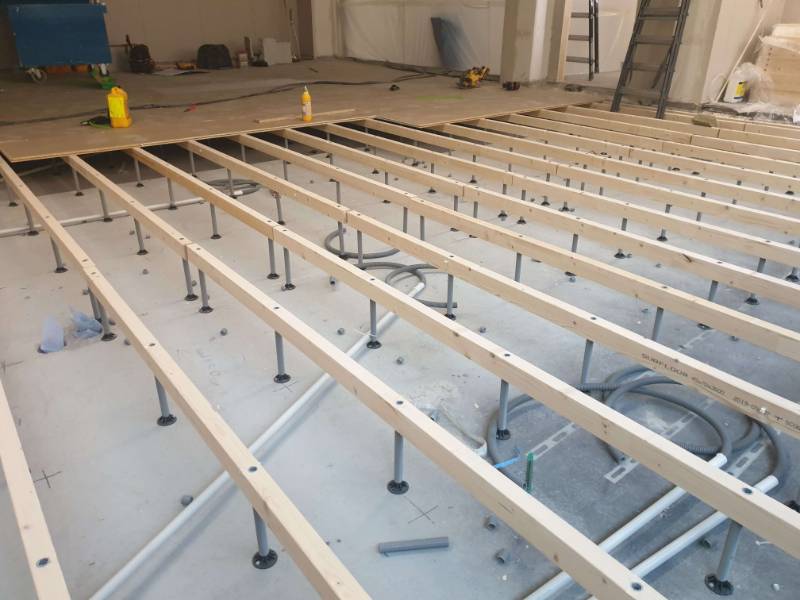 How To Install A Raised Floor Over Concrete Viewfloor co