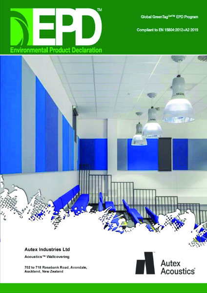 Environmental Product Declaration - Symphony®, Composition®, and Vertiface® | Autex Acoustics ...