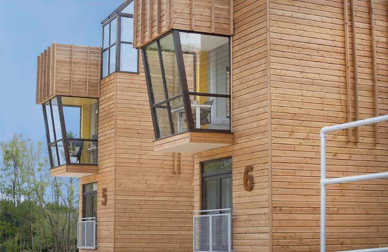 Flimwell Park - NORclad Lite treated British Larch, EuroClass B Fire ...