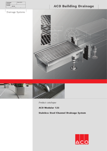 ACO Threshold Drain brochure | NBS Source