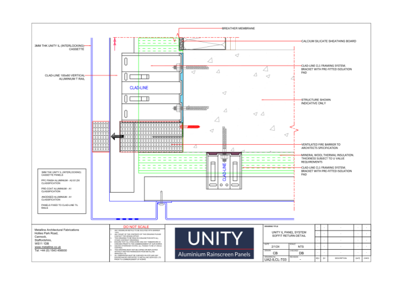 Unity A2 IL-T03 Technical Drawing | NBS Source