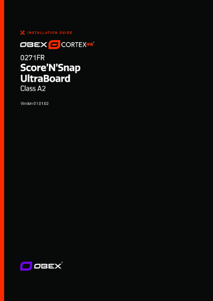 OBEX CORTEX 0271FR UltraBoard Installation Guide | NBS Source