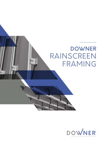 Downer Rainscreen Framing Brochure 2023 | NBS Source