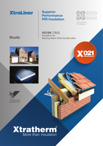 XtroLiner XO/SK (T&G) Warm Pitched Roof Insulation | Xtratherm UK Ltd ...