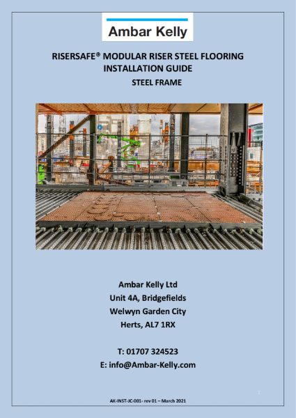 RiserSafe Modular Riser Steel Flooring - Installation Guide - Steel ...