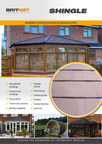 Shingle - Brochure | Britmet Lightweight Roofing | NBS Source