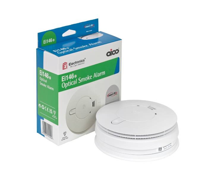 Ei146e Optical Smoke Alarm - Smoke Alarm | Aico Ltd | NBS BIM Library