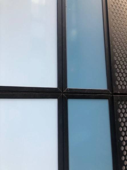 Bespoke powder coating colours made to replace glass panels ...