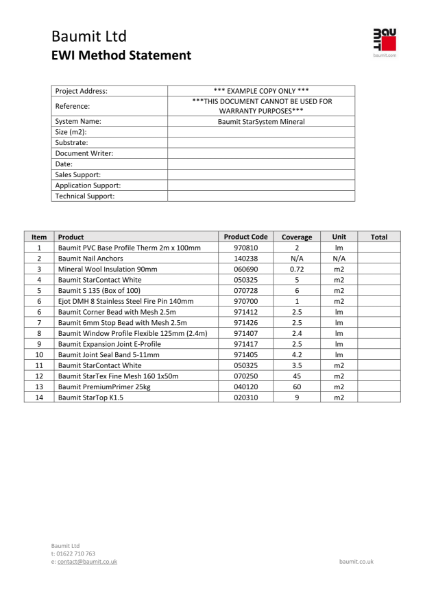 Starsystem Mineral Method Statement Nbs Source 