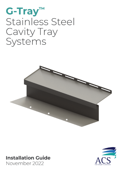 ACS G-Tray™ A1 Non Combustible Cavity Tray | ACS Stainless Steel ...