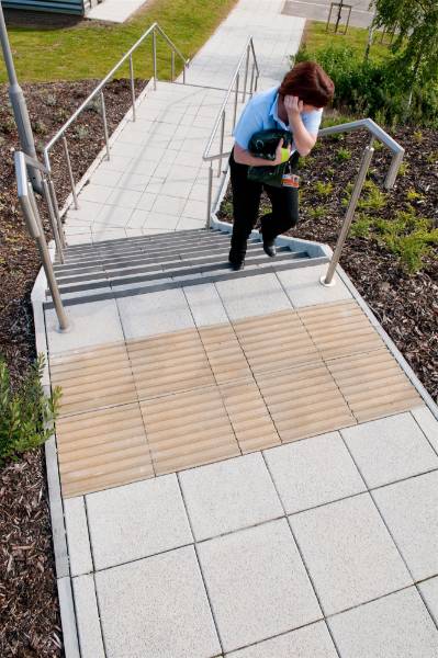 Tactile Flag - Hazard Warning | Tobermore | NBS Source