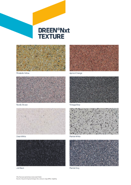 Dreen NXT Special Colour Chart | NBS Source