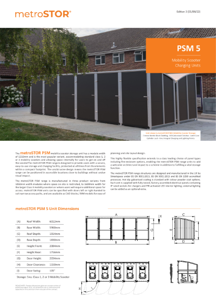 PSM 5 Data Sheets | urbanspec | NBS Source PSM 5 Data Sheets | urbanspec | NBS Source