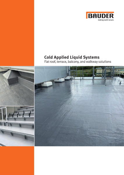 Cold Applied Liquid Systems - Bauder brochure | NBS Source