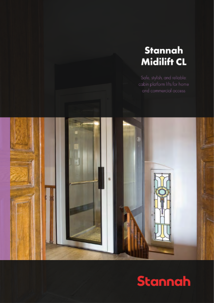 Stannah Midilift CL cabin platform lift brochure | Stannah Lifts | NBS ...