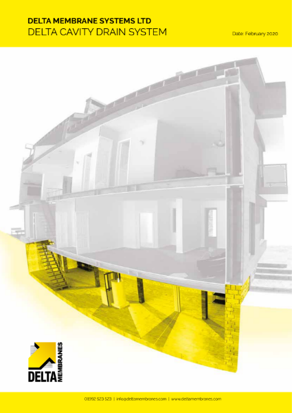 Delta MS20 - Cavity Drainage Membrane | Delta Membrane Systems Ltd ...