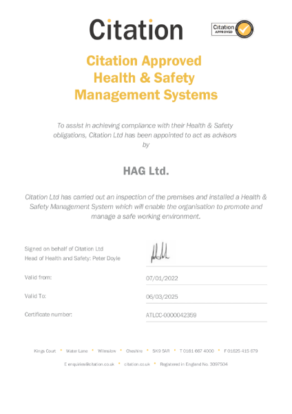 Citation Health & Safety Management Systems | NBS Source