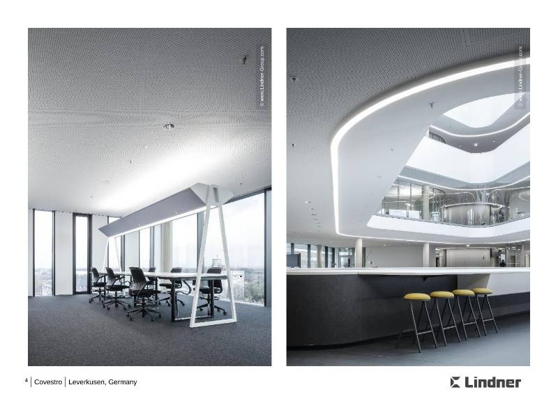 Covestro, Leverkusen -> Ceilings -> Partition -> Floors | Lindner Group ...