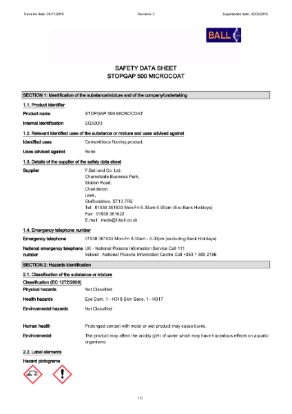 Stopgap 500 Micro SDS | NBS Source