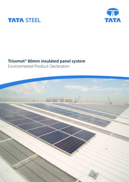 EPD Trisomet 80mm Insulating Roof & Wall Panel | Tata Steel | NBS Source