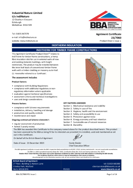 IndiNature | Third party certification | NBS Source
