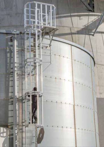 Permanently-fixed vertical ladder systems | NBS Source