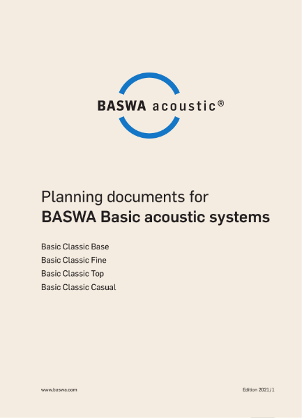 Planning Document for BASWA Basic acoustic systems | BASWA acoustic AG | NBS Source