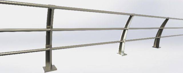 ASF Quayside Stainless Steel and Steel Post and Rail System ...