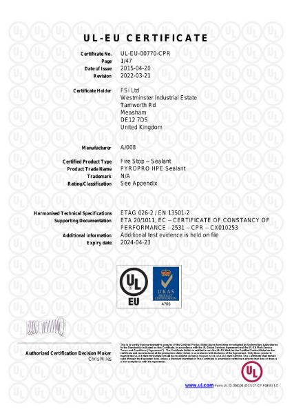 PyroPro HPE - UL EU | FSi Limited | NBS Source