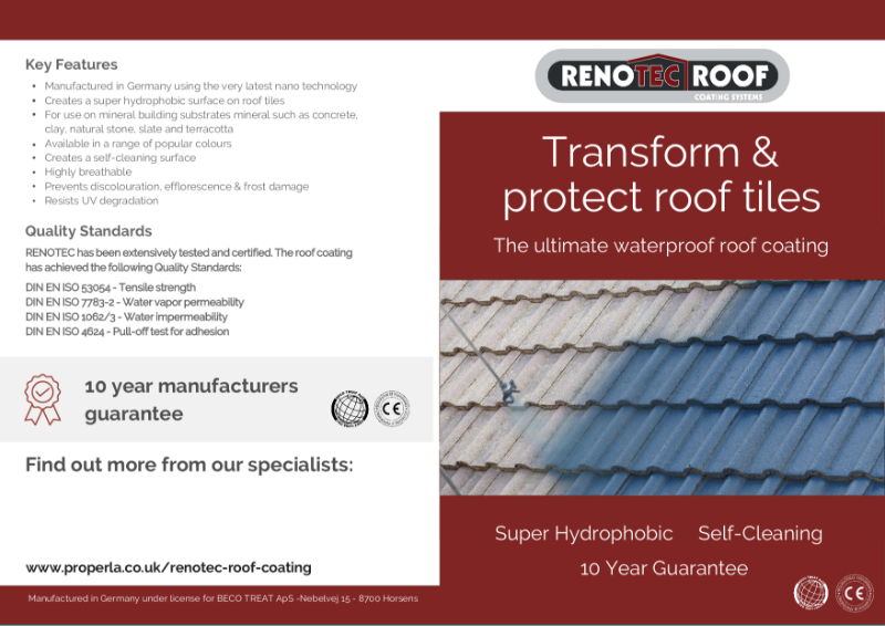 RENOTEC Brochure | ProPERLA UK Ltd | NBS Source