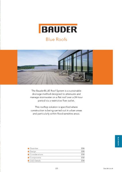 BauderBLUE systems - Bauder | Bauder Ltd | NBS Source