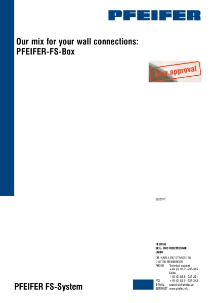 PFEIFER FS Box Fixing System - Concrete-to-concrete Connections | J & P ...
