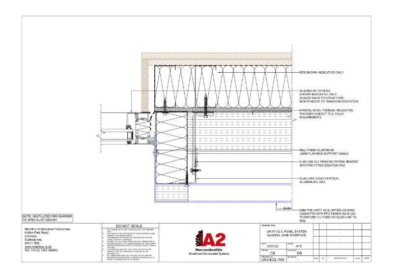Unity A2 IL-09 Technical Drawing | NBS Source