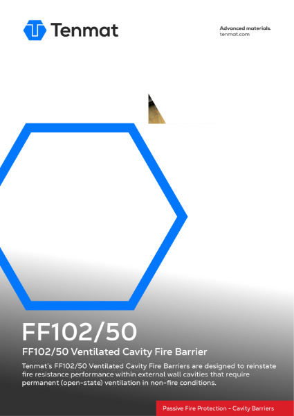 FF102/50 - Ventilated Cavity Fire Barrier - Datasheet | NBS Source
