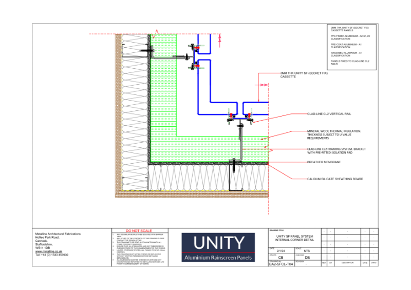 Unity A1 SF-04 Technical Drawing | NBS Source
