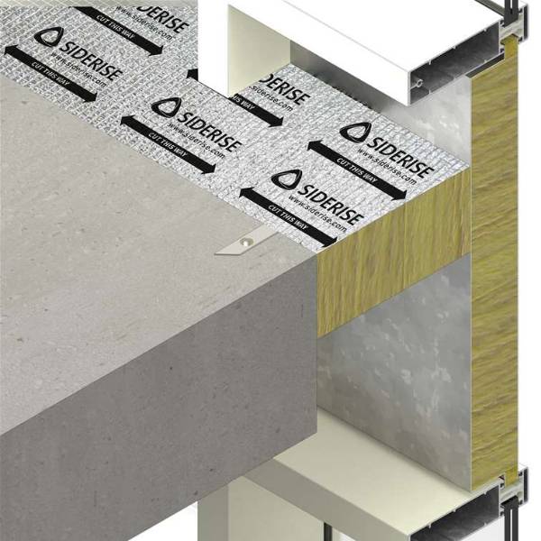 Siderise CW-FS Perimeter Barrier and Fire Stop for Curtain Walling ...