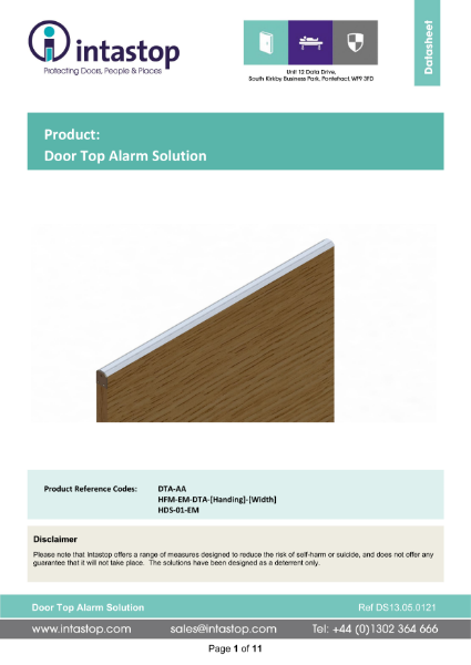 Data Sheet - 1 Piece PVC Beading | Intastop Ltd | NBS Source