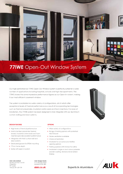 AluK AW86 Unitised Curtain Walling System Datasheet | AluK (GB) Ltd | NBS Source