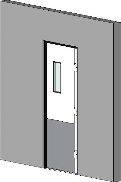 Retail Hinged Single Door Double Action | Dortek Ltd | NBS Source