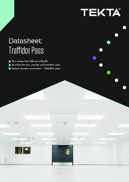 Datasheet - Traffidor Pass | Tekta UK | NBS Source