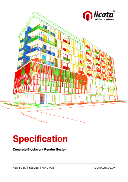 03.Concrete Blockwork Render System | Licata Building Systems Ltd | NBS ...