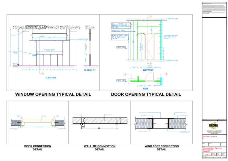 Typical Details-Service Penetration | Specwall SP | NBS Source
