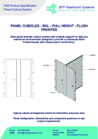 Panel Cubicles | Full Height | Flush Fronted | Solitaire Range - Full ...