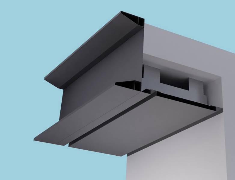 Extruded Sigma Eaves Systems: Fascia Soffit & Optional Hidden Gutter ...