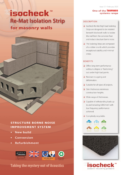 Isocheck Re-Mat Isolation Strip - Data Sheet v3.7 | Isomass Ltd | NBS ...