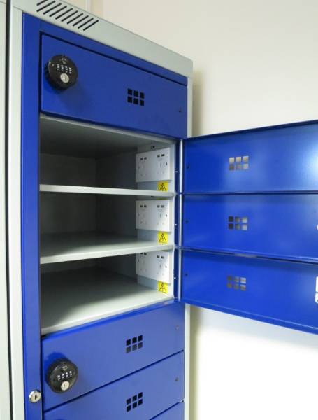 Leicestershire Police Charging Lockers | Helmsman | NBS Source