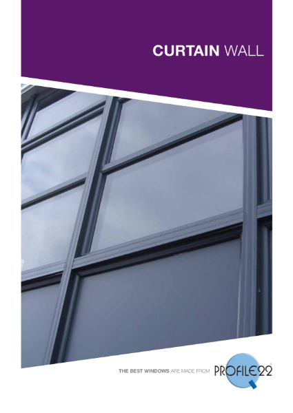 Profile 22 Curtain Wall Brochure | Epwin Window Systems | NBS Source
