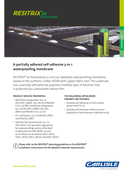 RESITRIX SK Partial Bond | NBS Source