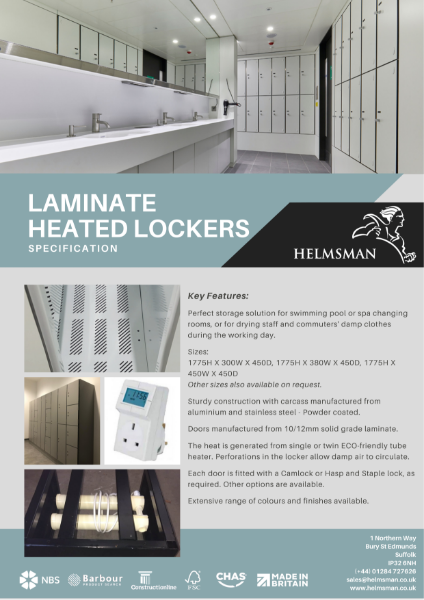 Laminate Heated Lockers | NBS Source
